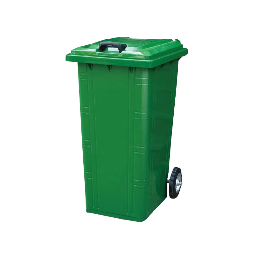 Galvanised Mobile Garbage Bin | Dustbin | 120L, 240L | Trash Bin ...
